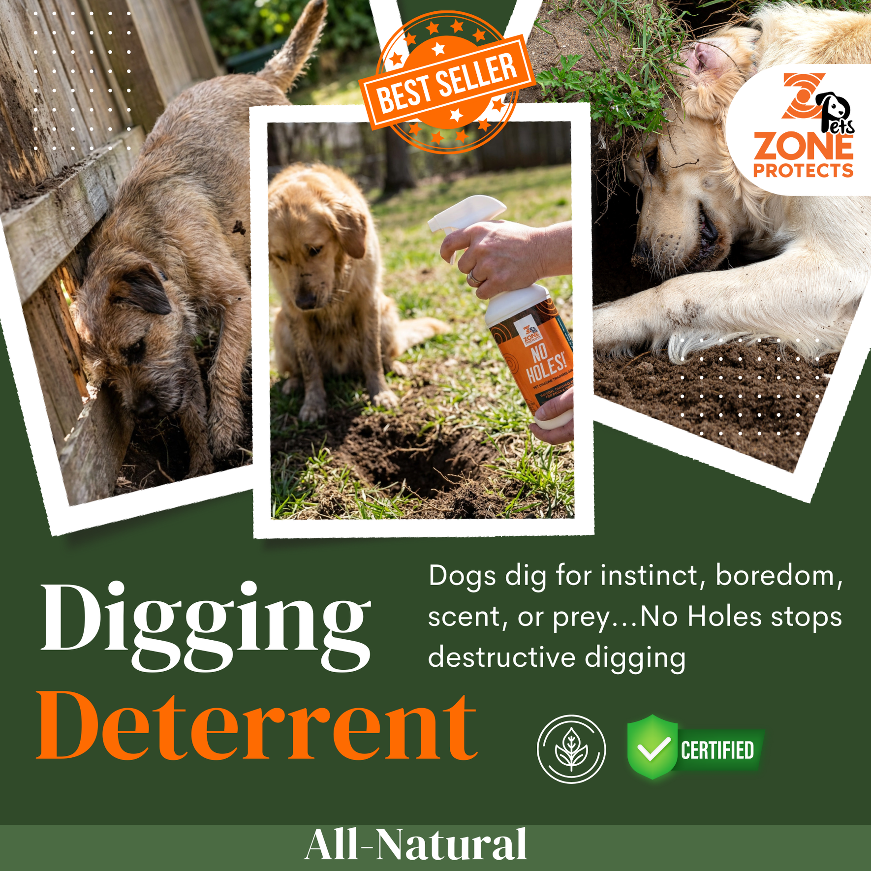 Digging Dog and Chewing Pet Training Aids – Zone Protects