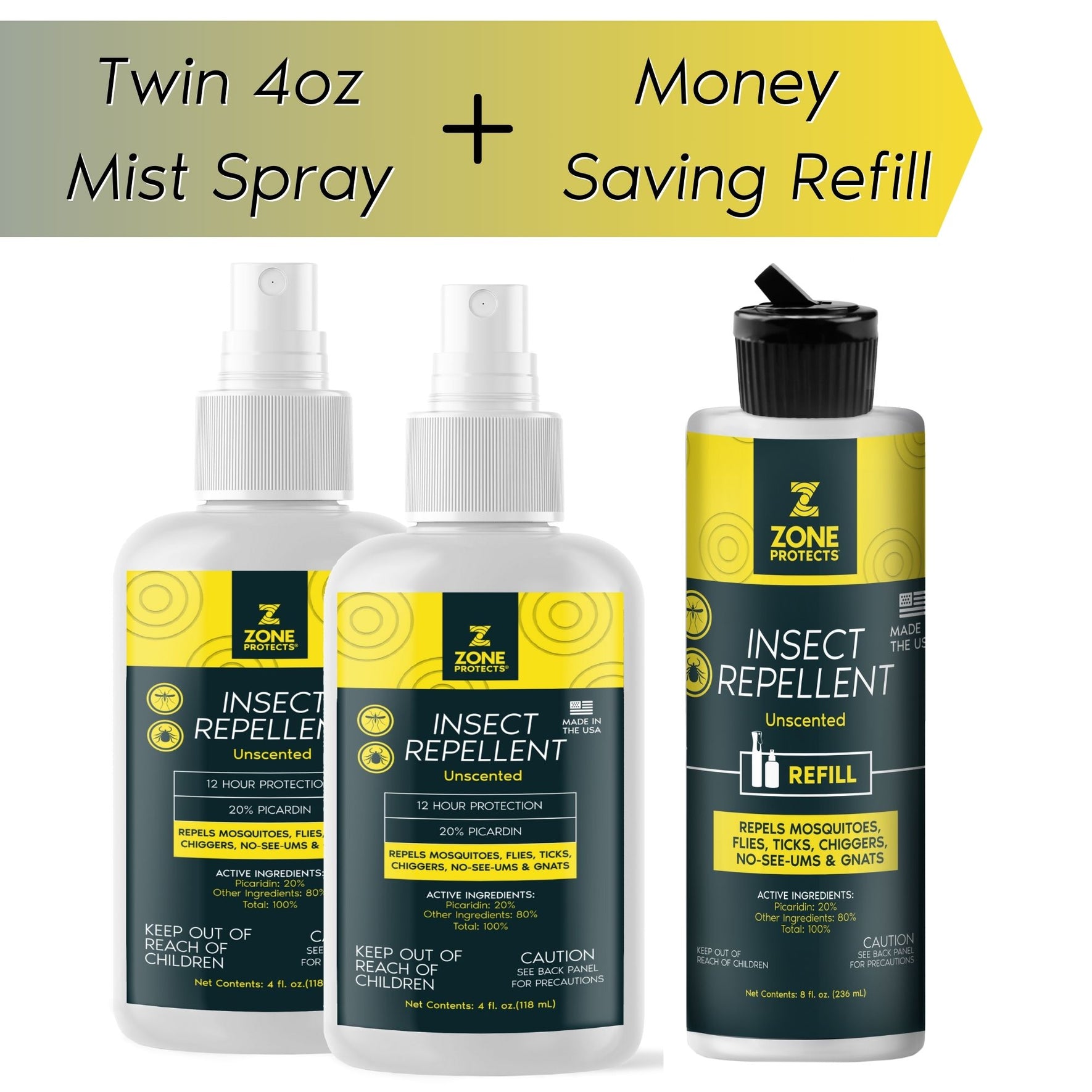 Picaridin Insect Repellents – Zone Protects